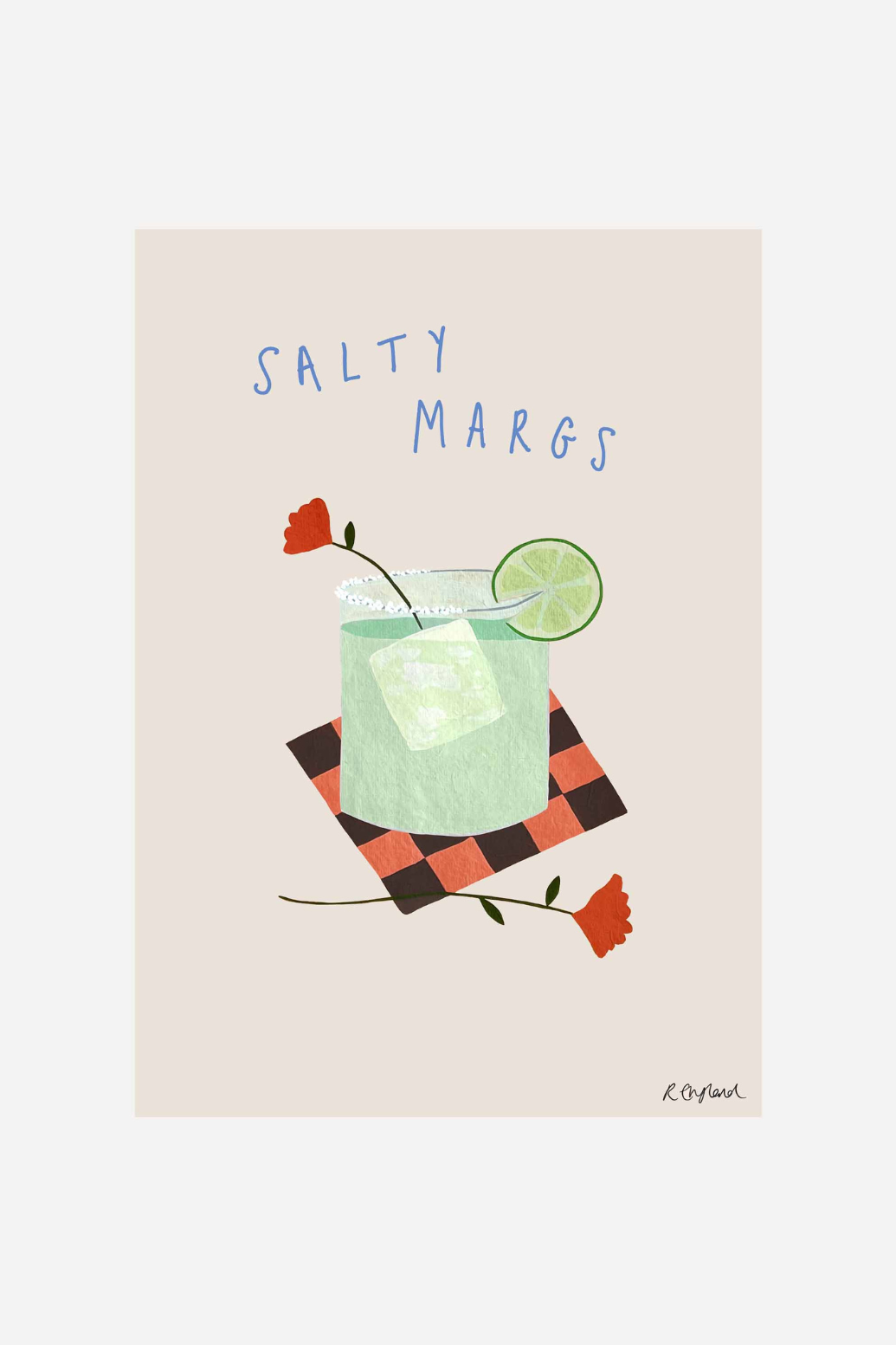 Salty Margs A3 Print by Rose England – My Uncle's House